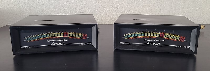 Set of 2 Dorrough Analog Loudness Meters Model 40-A | Reverb