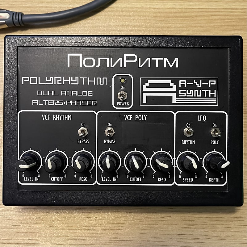 AVP Synth Polyrhythm Dual Filter & Phaser Analog 2000’s - | Reverb
