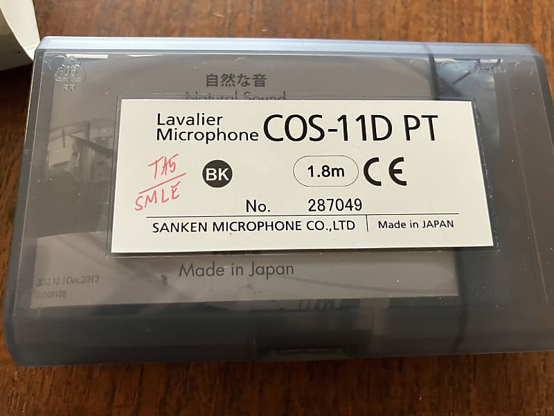 Sanken Sanken COS-11D-PT Lavalier Microphone Black | Reverb