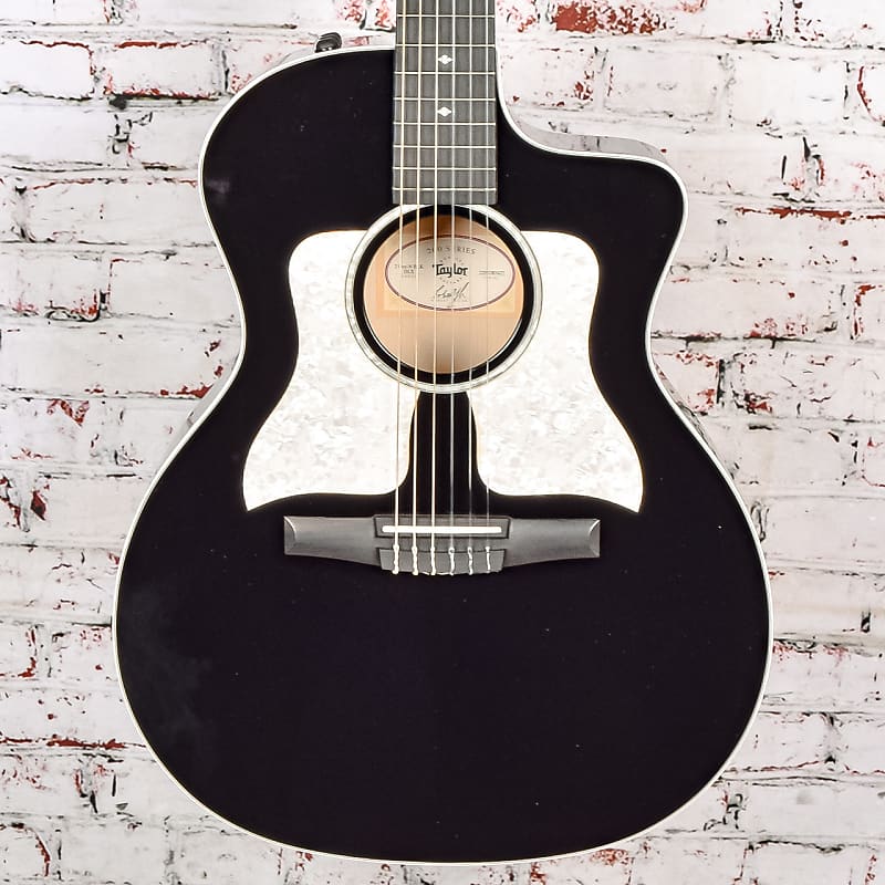 Taylor - Prototype 214ce-N BLK DLX - Nylon-String | Reverb