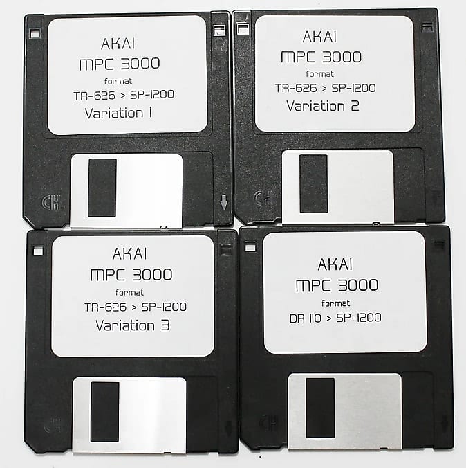 Akai MPC 3000 2000 Format Floppy Disk Sample Library Roland | Reverb