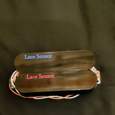 Lace Sensor Dually set (red/red and red/blue) - Black | Reverb