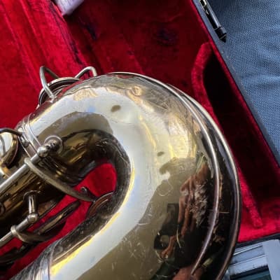 Vintage Conn transitional tenor saxophone naked lady | Reverb