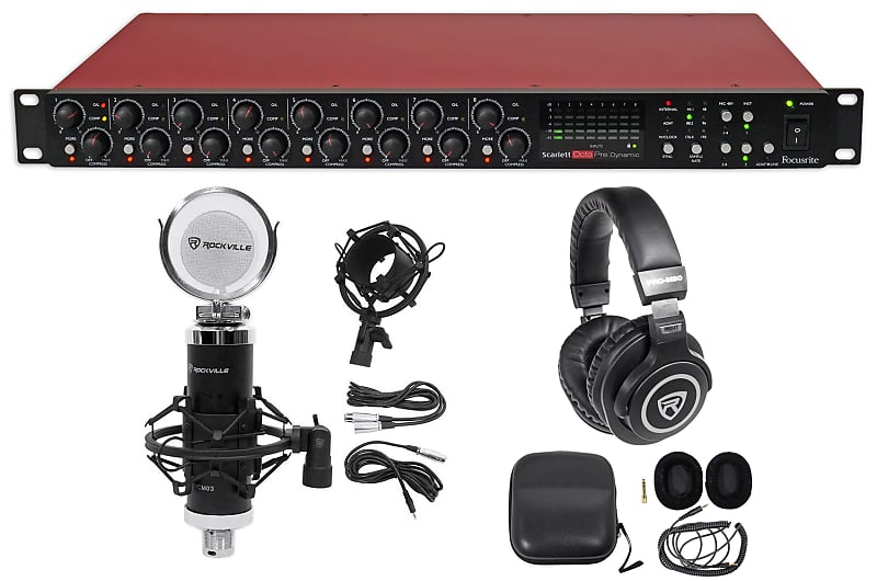 Focusrite Scarlett OctoPre Dynamic Microphone Preamp+Studio | Reverb