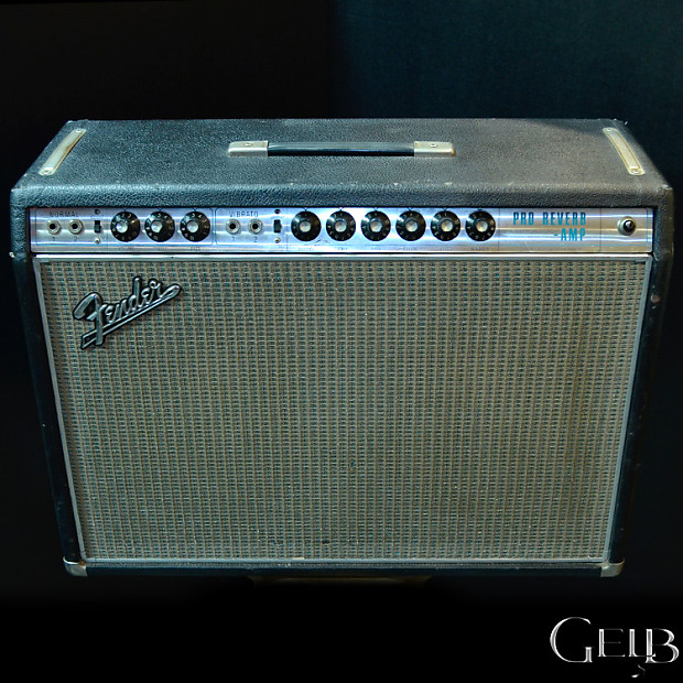 Used Fender Vintage 68' Pro Reverb all Tube Guitar Amp - | Reverb