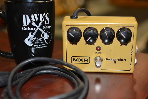 MXR Distortion II pedal mustard yellow | Reverb