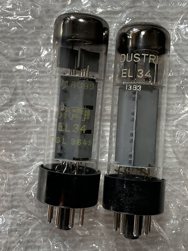 RFT One Matched Pair EL-34 Power Tubes | Reverb