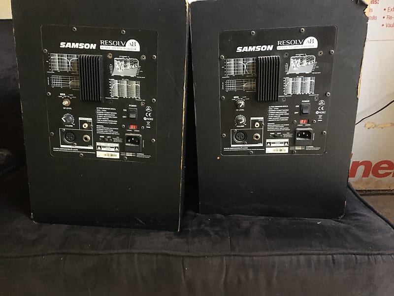 Samson Resolv A8 Sudio Reference Monitor (Pair) 2010s Black | Reverb