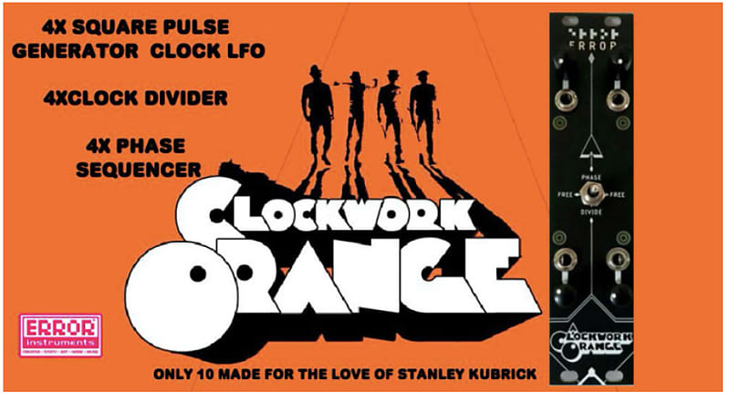 Error instruments Clockwork Orange 2022 Black | Reverb UK