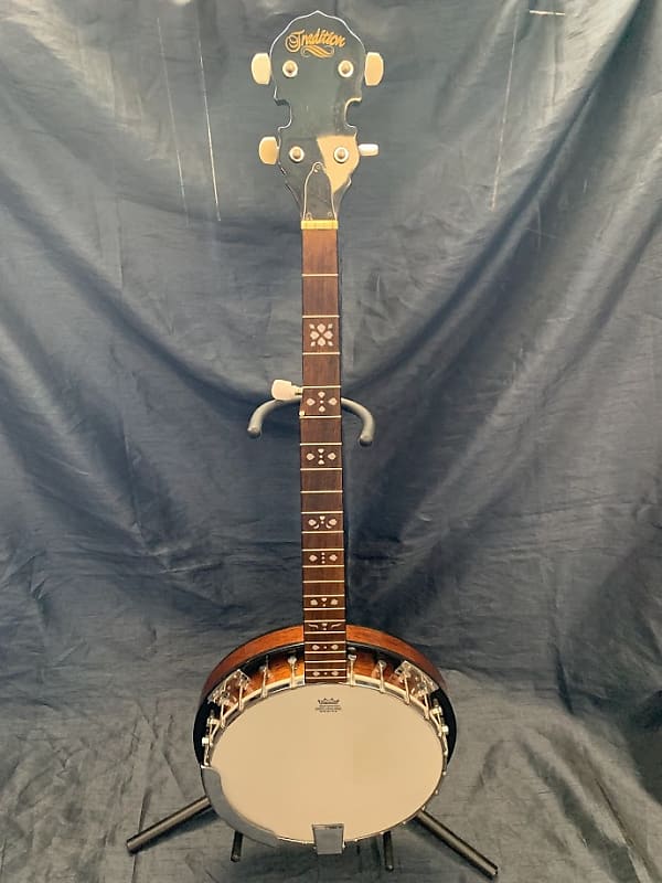 Tradition 5-string banjo with resonator - natural | Reverb