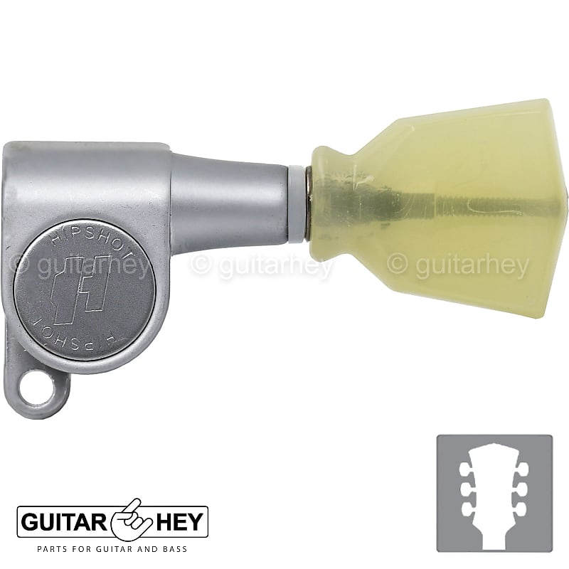 NEW Hipshot L3+R3 Classic Enclosed Mini Tuners TULIP Buttons | Reverb