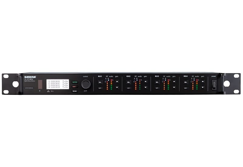 Shure ULXD4Q Quad-Channel Digital Wireless Receiver G50 band | Reverb