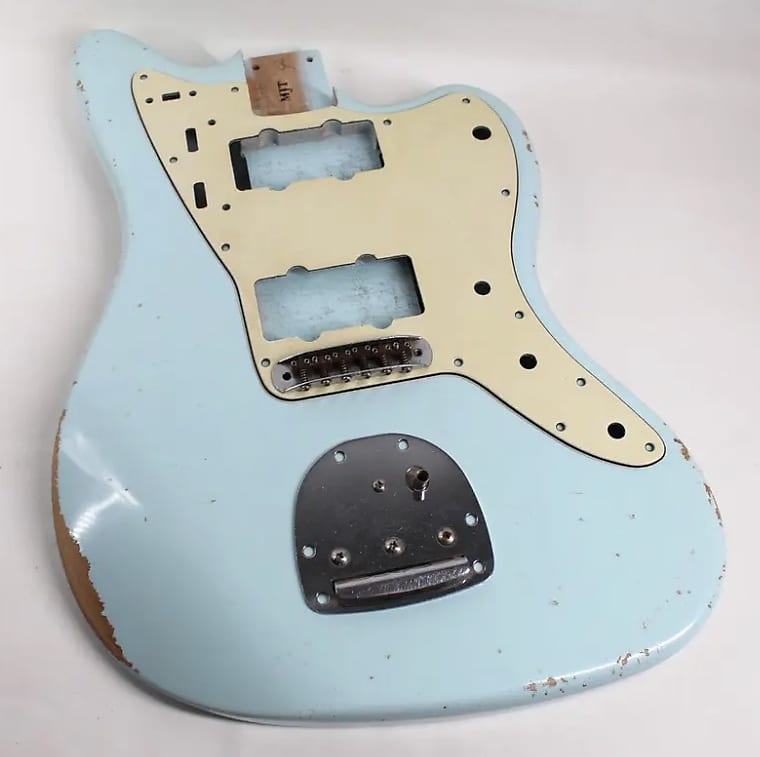 MJT Lightweight Jazzmaster Body 2023 - Aged Nitro Sonic Blue | Reverb