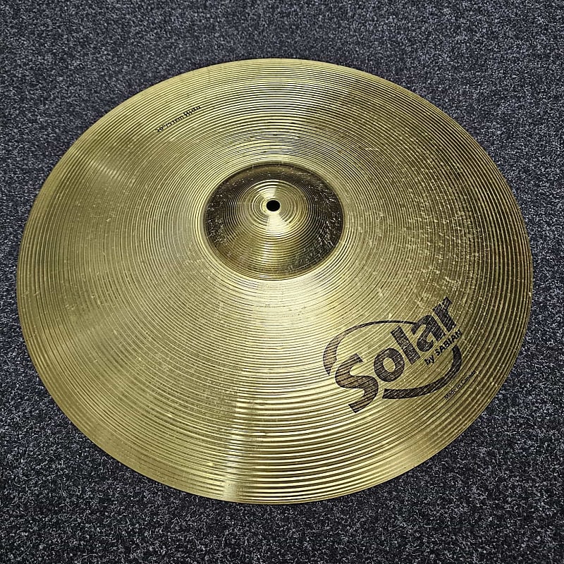 Sabian 20" Solar Brass Ride Cymbal USED! RKSOL040124 | Reverb