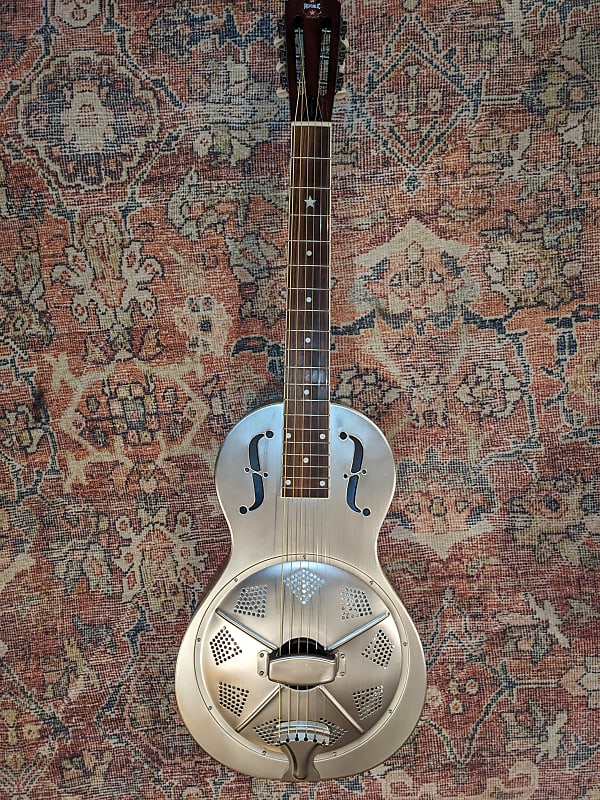 Republic Resolian Steel Resonator Guitar | Reverb