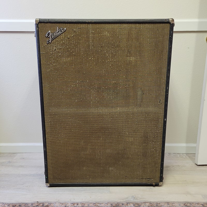 Fender Bandmaster Cabinet 2x12 Original Utah speakers 1967 - | Reverb