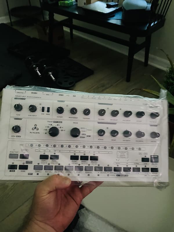 Abstrakt Instruments Avalon - White with Blue Lights | Reverb