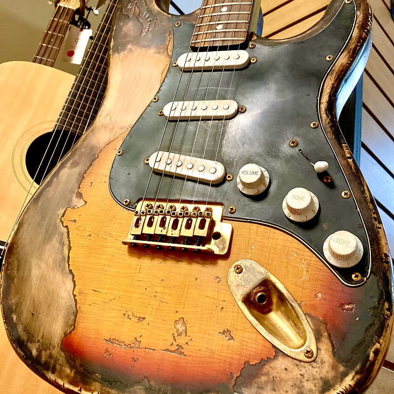 Indy Custom SRV Jimmie Bruhn 2017 - WITH HARDCASE - Custom | Reverb