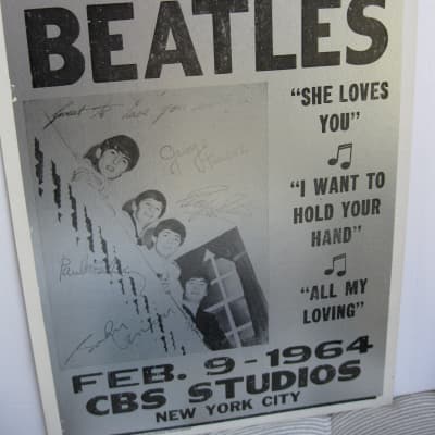 The Beatles on Ed Sullivan, Premier Performance, Feb 9, | Reverb