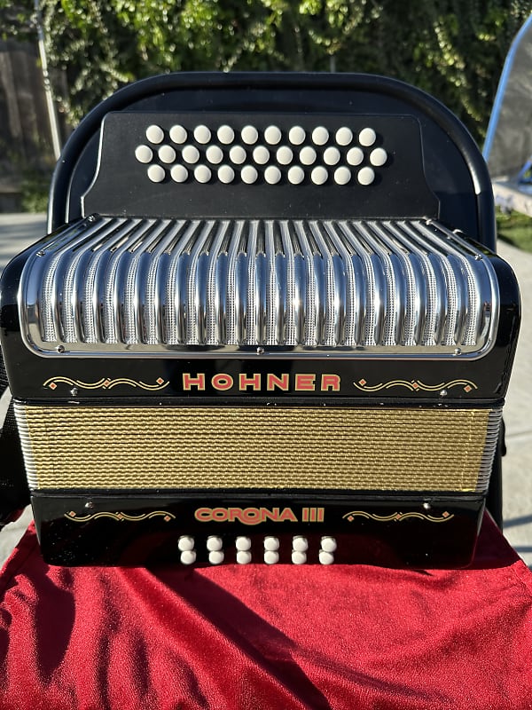 Hohner Corona III - Black (GCF) Diatonic | Reverb Australia