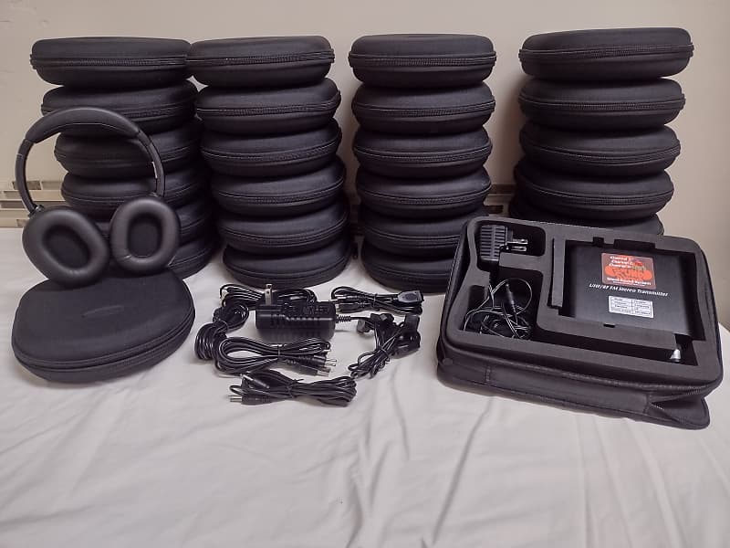 Silent Disco Sound System HiFi Headphone Package - 25 | Reverb