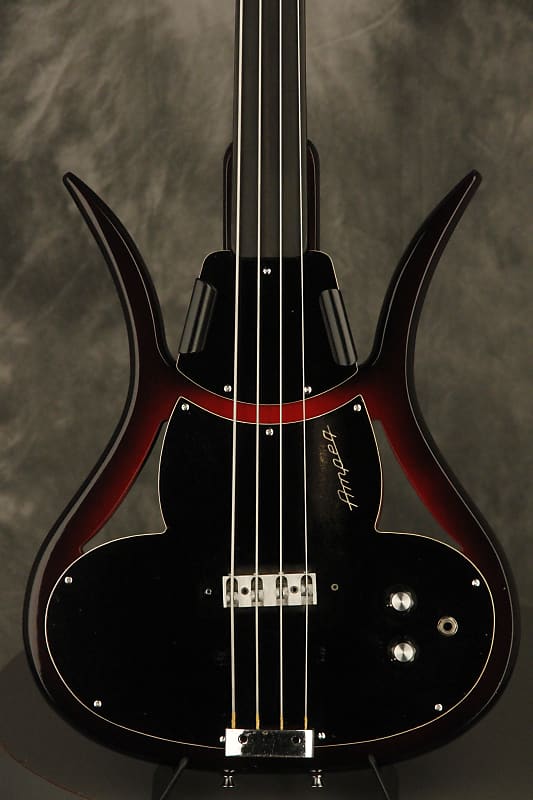 '67 Ampeg DEVIL BASS Scroll ASUB-1 ASB fretless conversion | Reverb