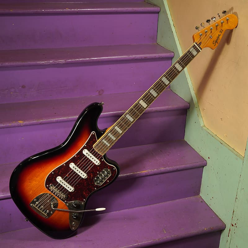 2020 Squier Classic Vibe Bass VI Setup as Baritone Guitar | Reverb