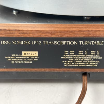Linn Sondek LP12 Transcription Turntable | Reverb