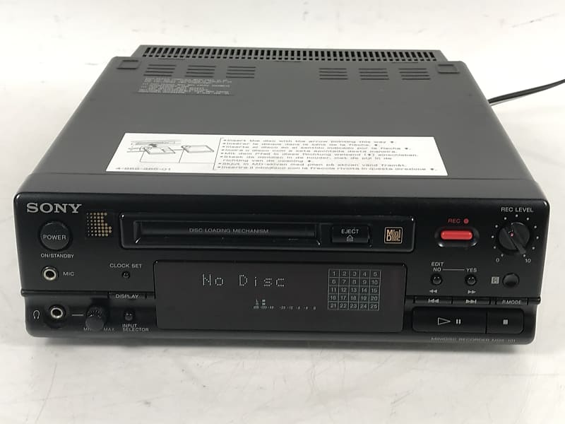 Sony Home Theater Digital Minidisc Recorder MDS-101 | Reverb
