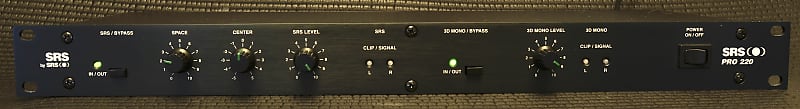SRS Labs SRS 220 Pro Mid to late 90's - Black | Reverb