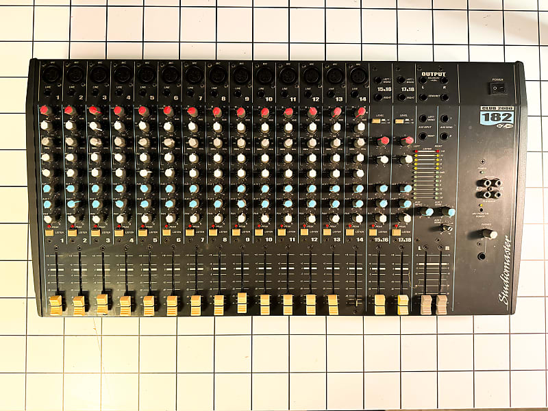 Studiomaster Club 2000 Mixer 182 Late 90s | Reverb