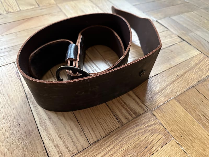 Red Monkey Designs Sundown Relic Guitar Strap - Chocolate w/ | Reverb