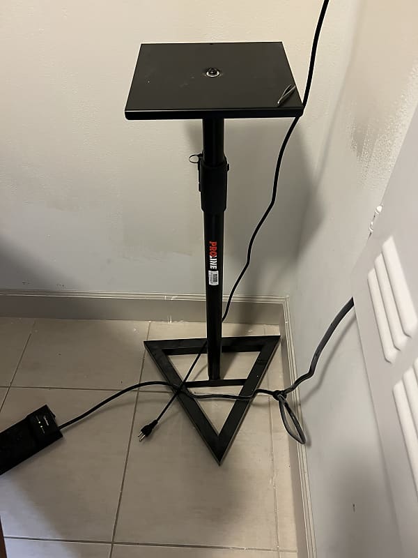 Proline Adjustable Monitor Stands (Pair) 2022 - Black | Reverb