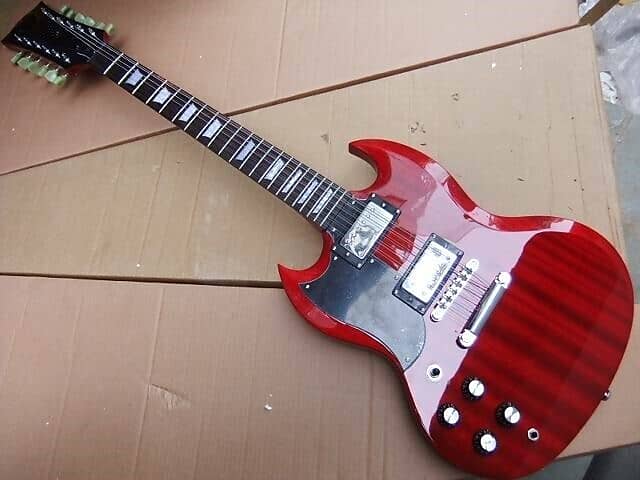 Brand New High Quality Red 12 String SG Electric Guitar-Made | Reverb