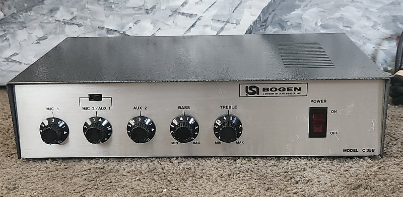 Bogen Bogen Very Vintage Public Address Amplifier 35-Watt 70s | Reverb