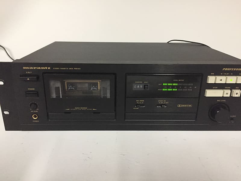 Marantz PMD-501U analog cassette deck 1997 black | Reverb