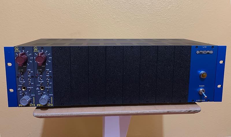 2 Golden Age Premier Mic pre and Midas Legend L10 500 series | Reverb