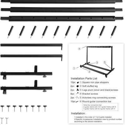 Guitar Stand Storage, Bass Display Rack, 9 Multi Guitar | Reverb