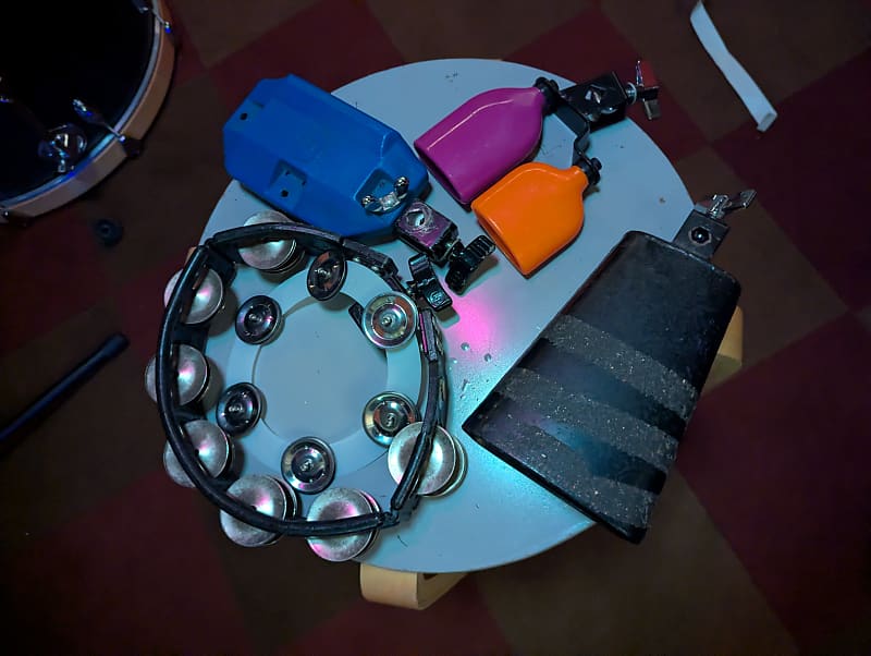 L.P. Set of mountable Auxiliary percussion instruments - | Reverb