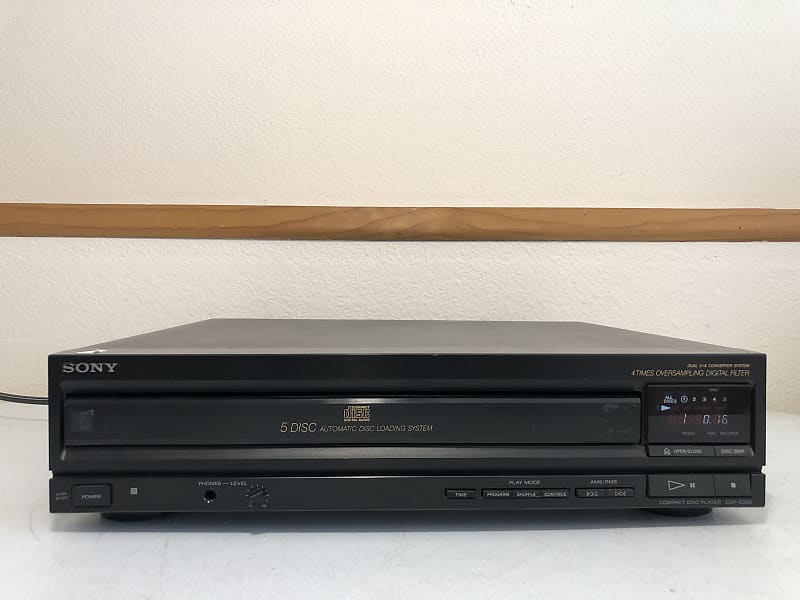 Sony CDP-C500 CD Changer 5 Compact Disc Player HiFi Stereo | Reverb