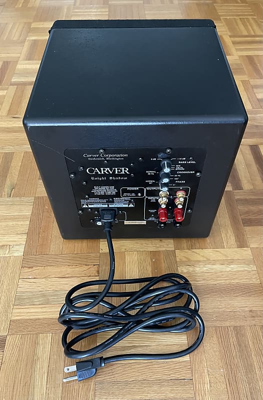 Carver 10” 500 W Subwoofer Knight Shadow by Bob Carver Tested | Reverb