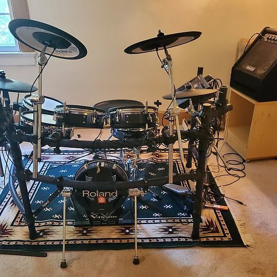 2009 Roland TD-10 Session 6pc electronic kit with TDW-1 | Reverb