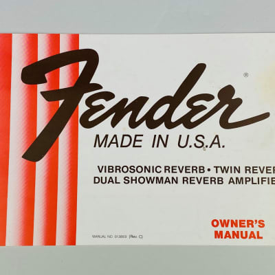 Fender Vibrosonic Reverb, Twin Reverb, Dual Showman Reverb | Reverb