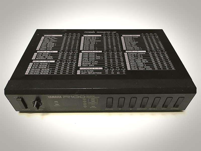 Yamaha R100 Reverb | Half-rack Vintage MIJ 1980s | Reverb Australia