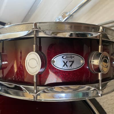 PDP X7 Red Sparkle Fade | Reverb