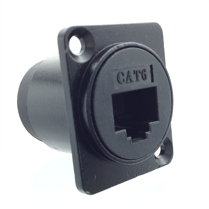 RJ45 CAT6 D Type Panel Mount | Reverb