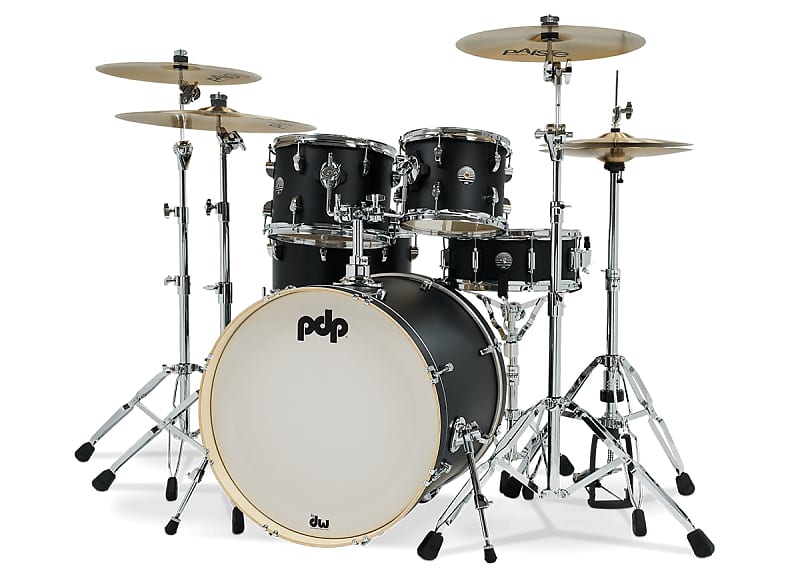 Pdp Spectrum 5 Piece Shell Pack Ebony Stain Pdst2215bk Reverb