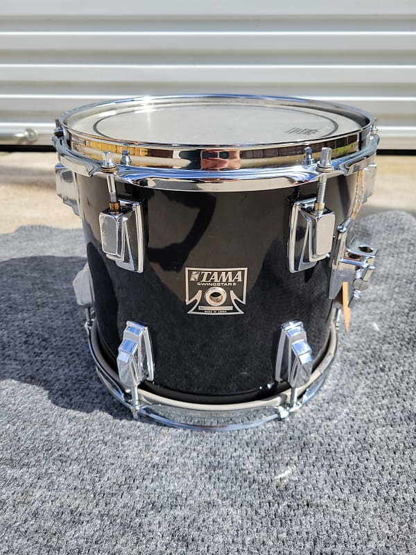 1980s Tama Swingstar 10x9 Rack Tom Drum - Black (210-3) | Reverb