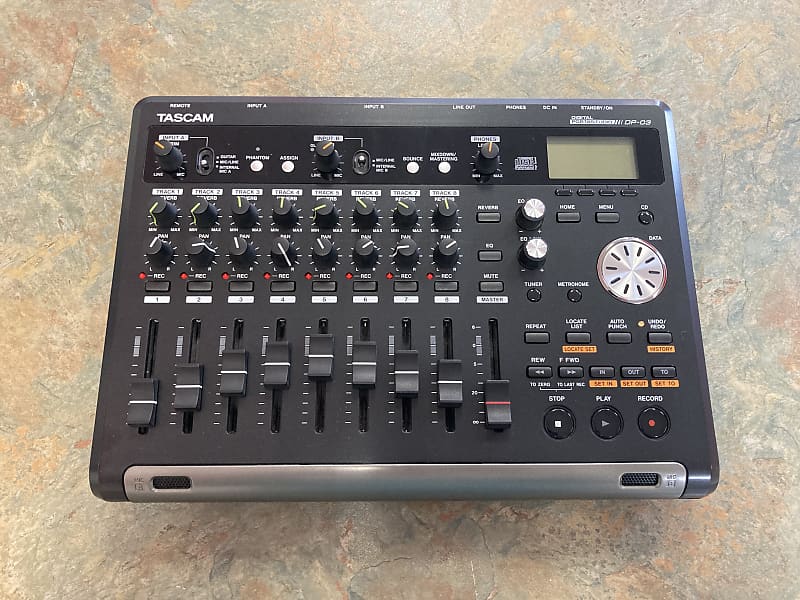Tascam DP-03 Black with 3-Switch Pedal | Reverb
