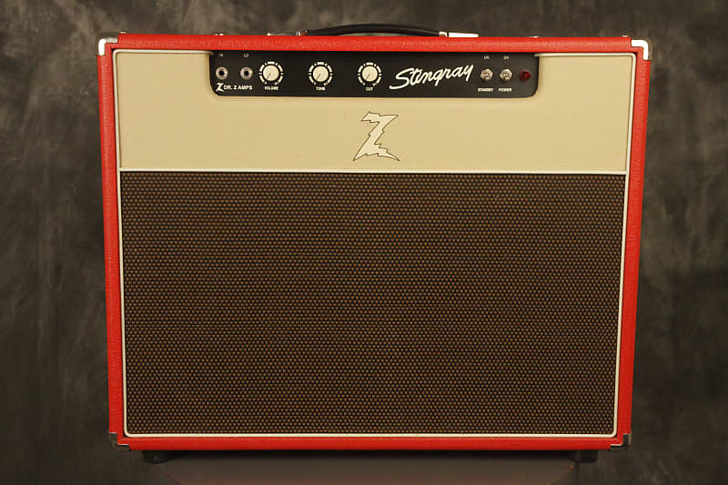 2006 Dr. Z very Rare STINGRAY 2X12 combo amp RED tube | Reverb